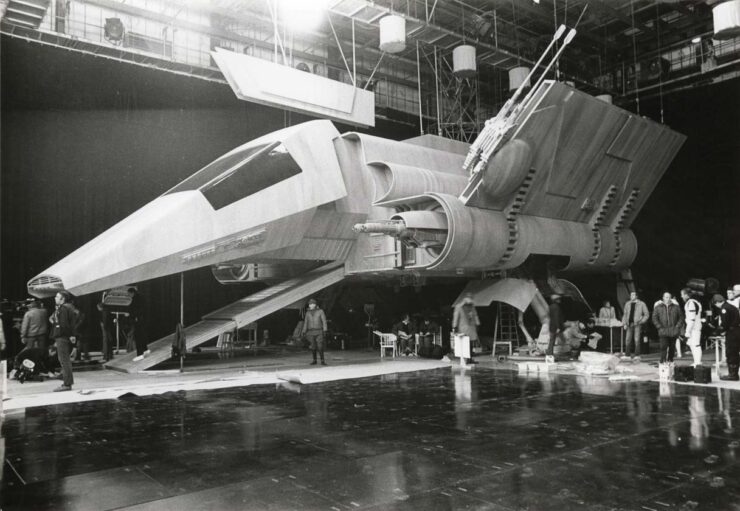 Lambda Class T 4a Shuttle Rare Behind The Scenes Photograph