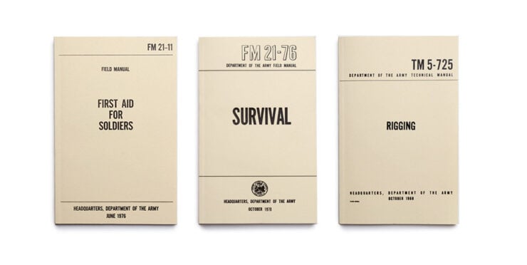 US Army Field Manuals (Set of 3) - $22 USD