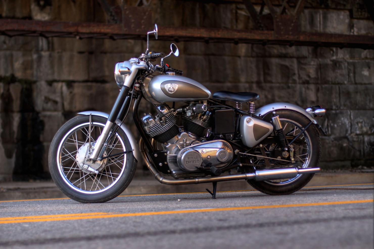 The Musket Royal Enfield V-Twin