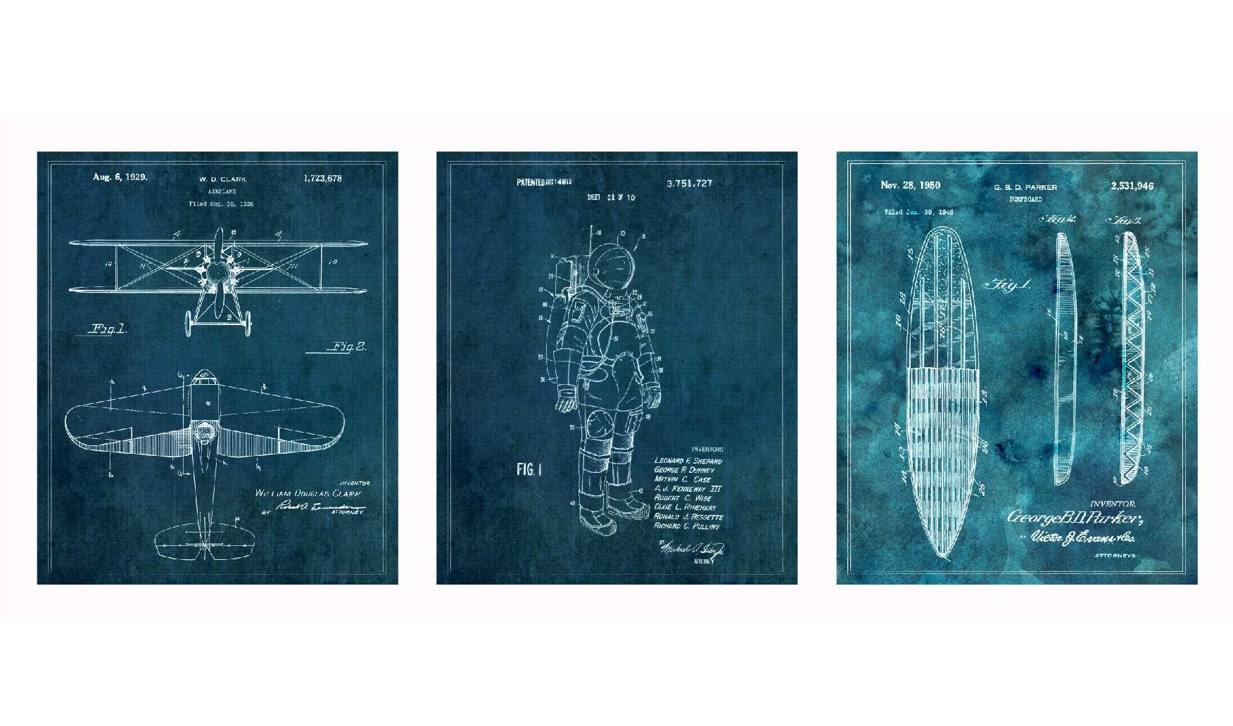 Vintage Patent Application Posters