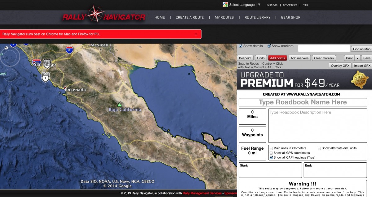 Rally Navigator
