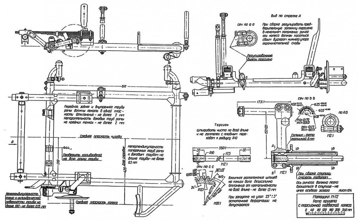 Russian M-72 Blueprints