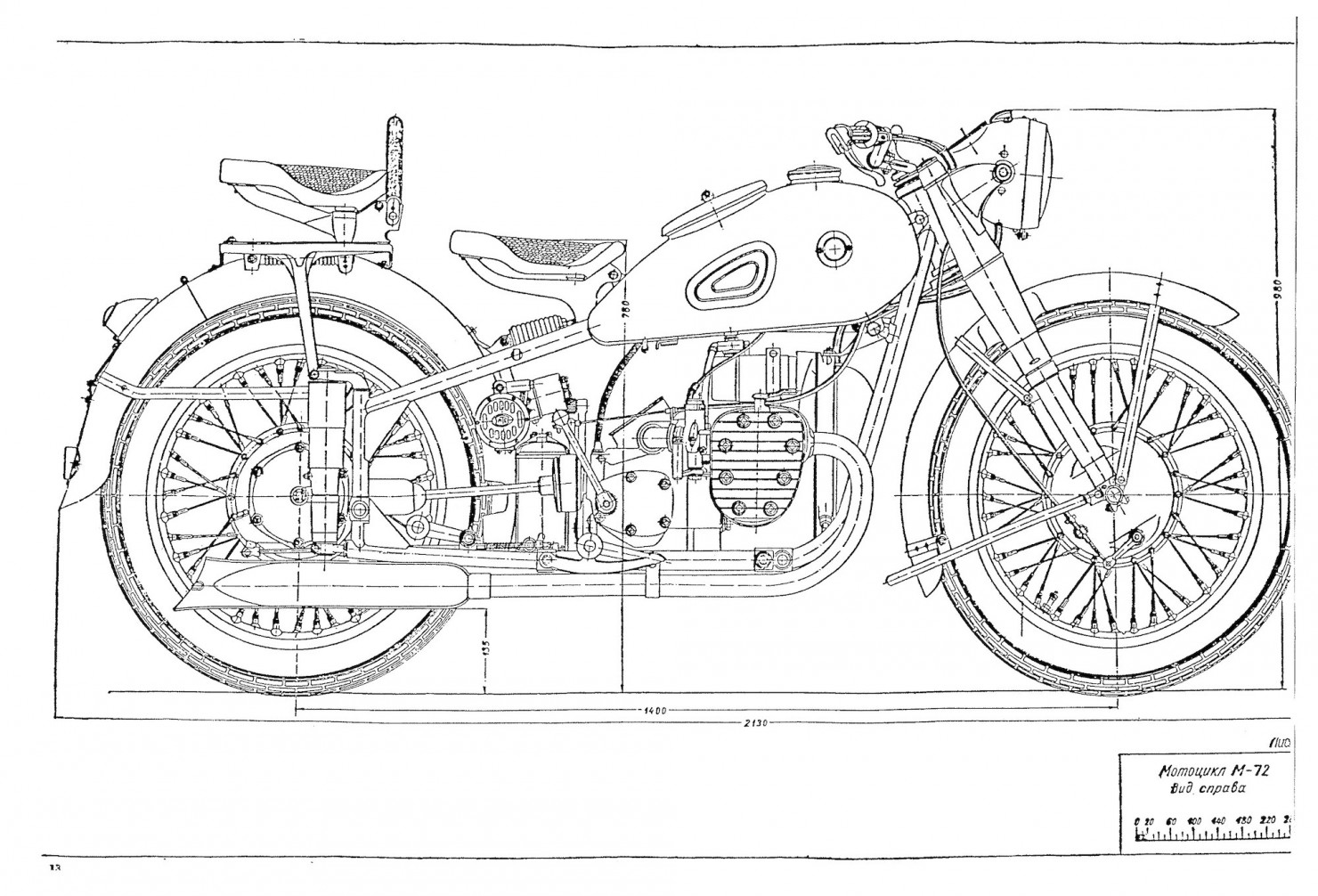 Russian M-72 Blueprints