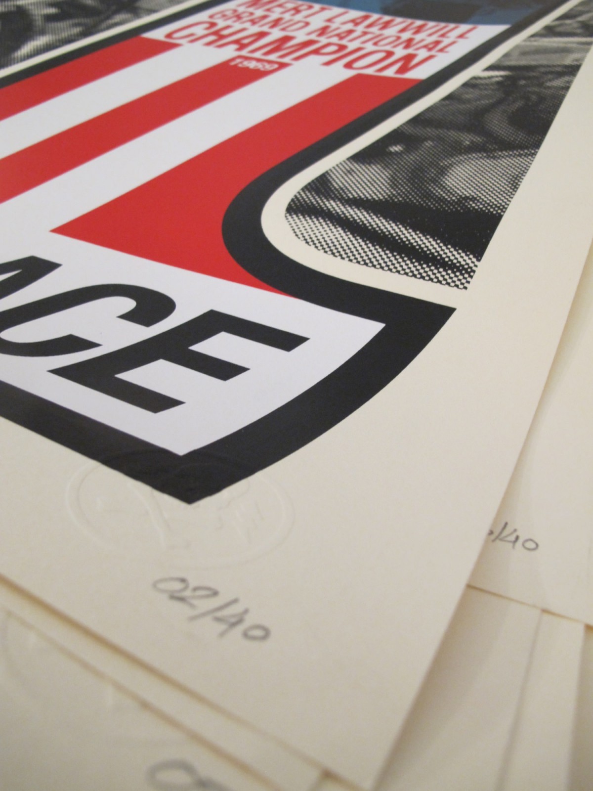 Retro Silkscreen Racing Posters