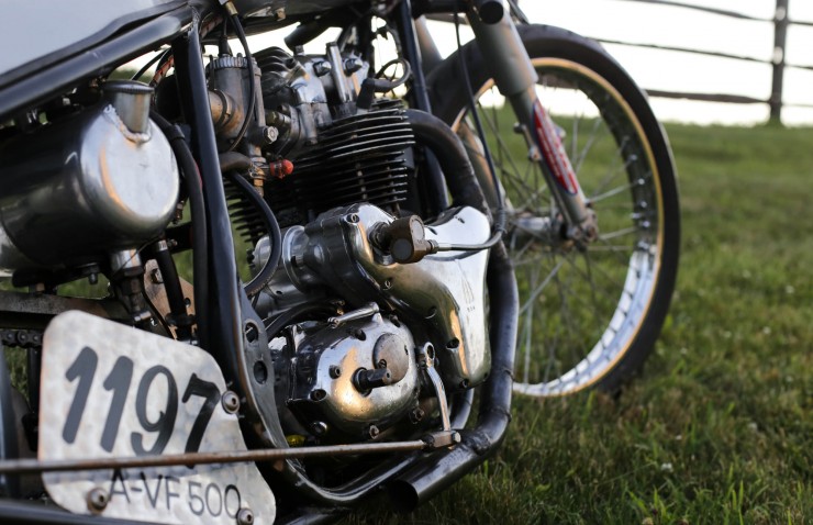 1951 BSA Star Twin Bonneville Racer