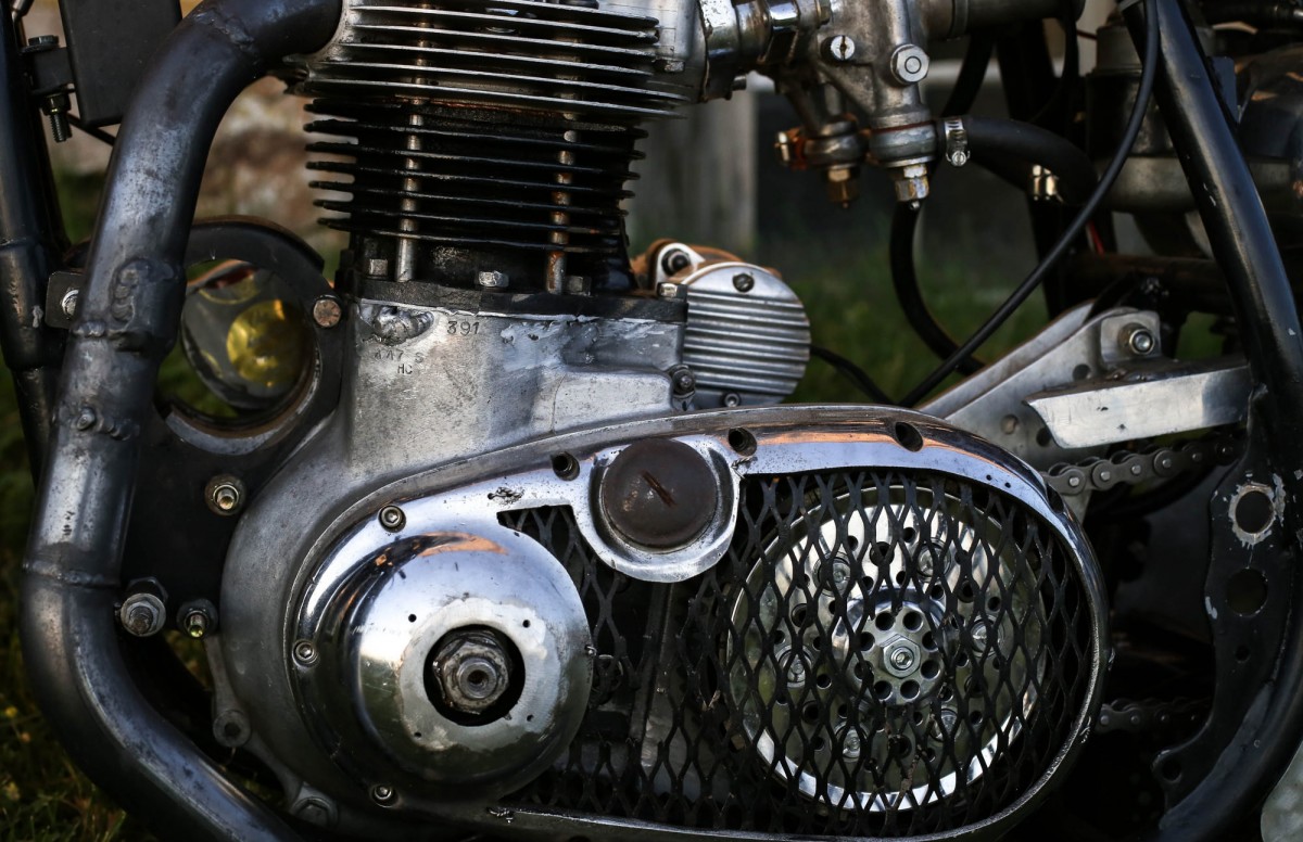 1951 BSA Star Twin Bonneville Racer