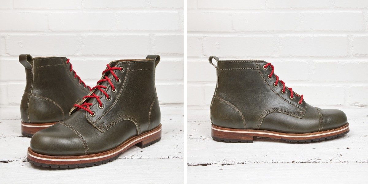 Marion Olive Boot by Helm Boots