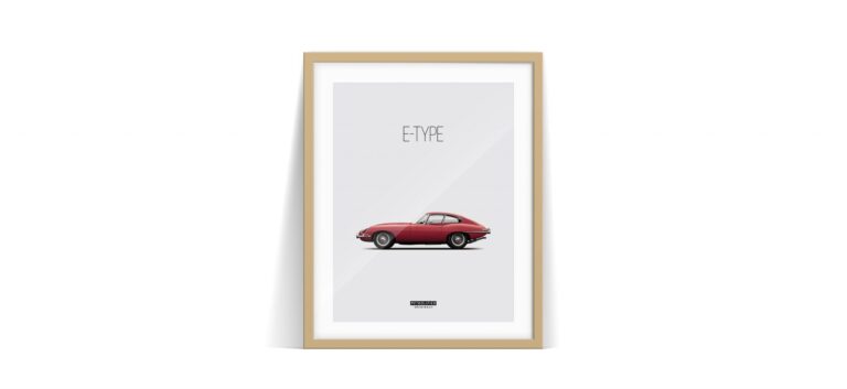 E-Type Poster by Petrolified