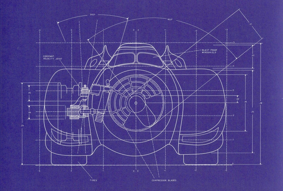 Batmobile Blueprints