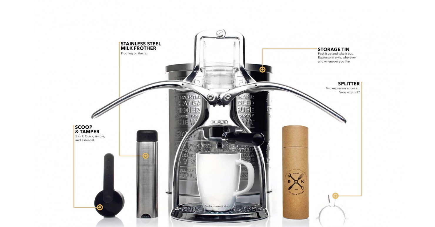 The ROK Manual Espresso Maker