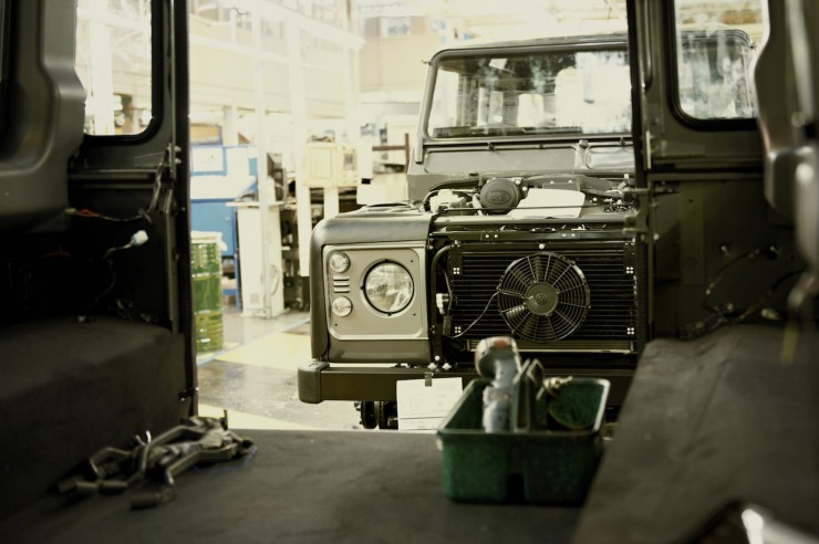 A Last Look At The Land Rover Defender Production Line