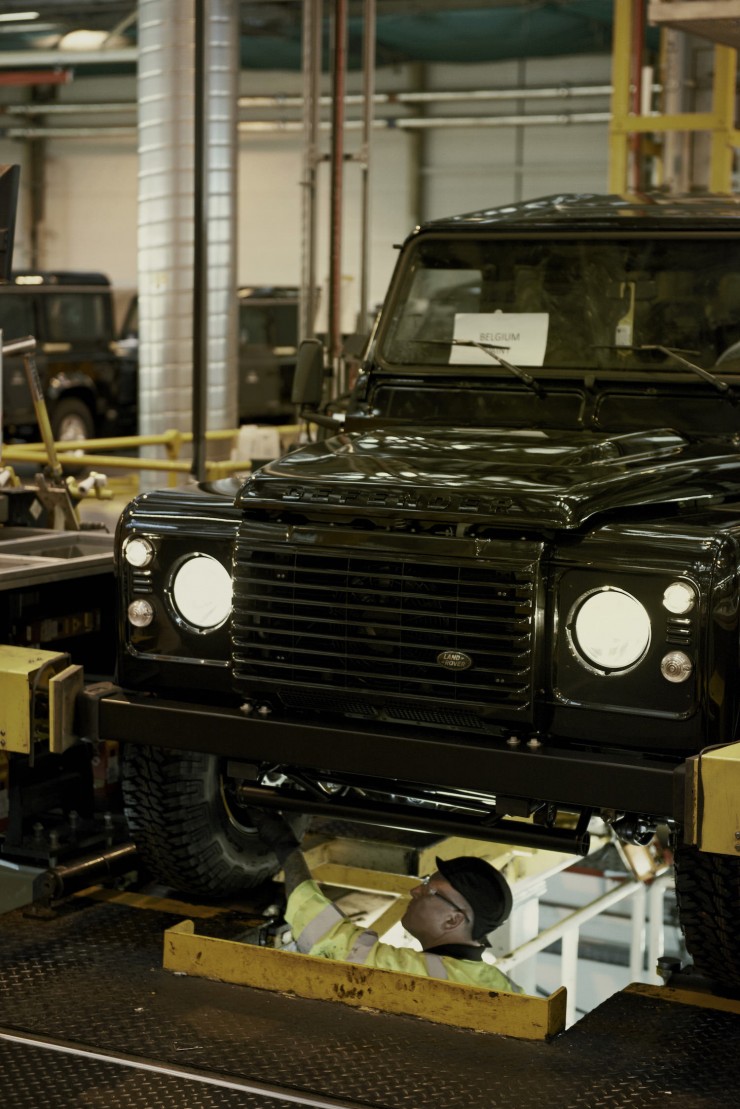 A Last Look At The Land Rover Defender Production Line