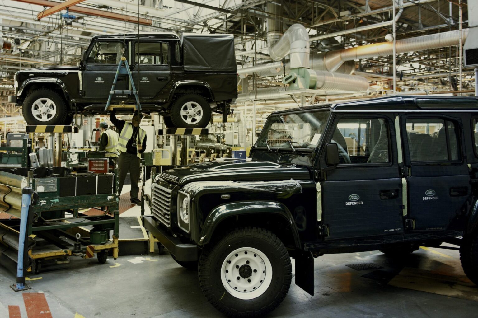 A Last Look At The Land Rover Defender Production Line