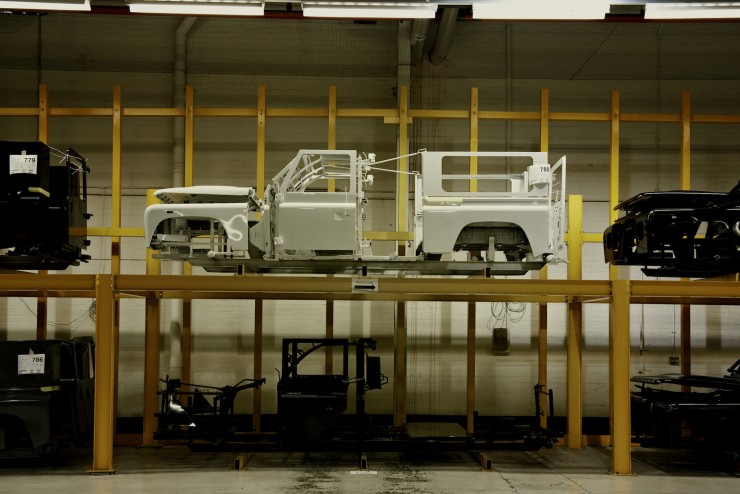 A Last Look At The Land Rover Defender Production Line