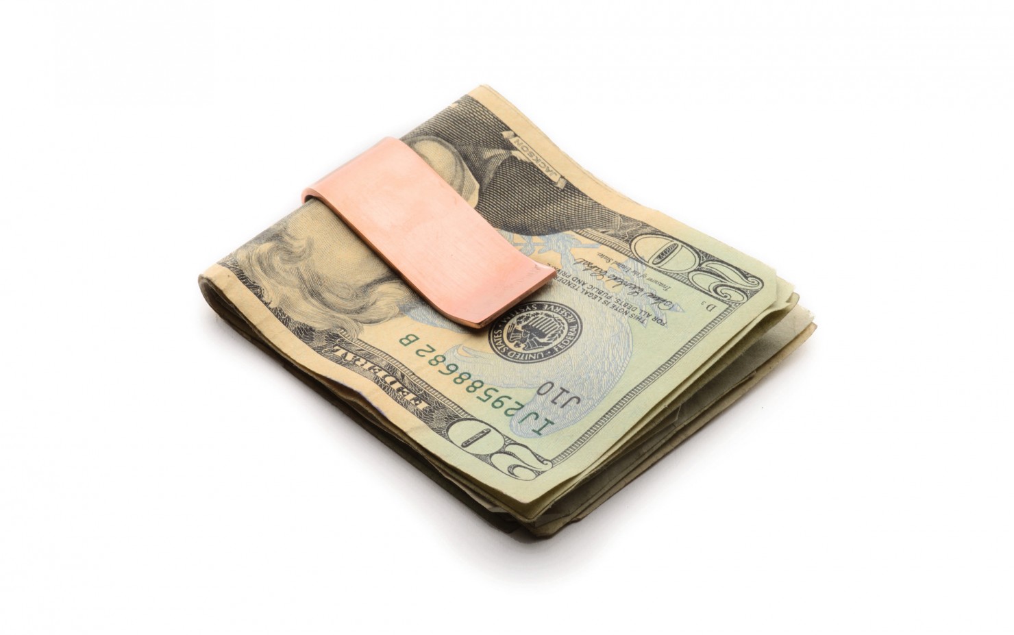 Handmade Copper Money Clip