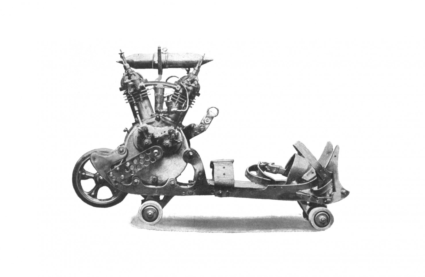 Motorized V-Twin Roller Skates