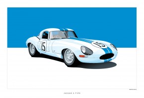 Iconic Racing Car Posters by Arthur Schening