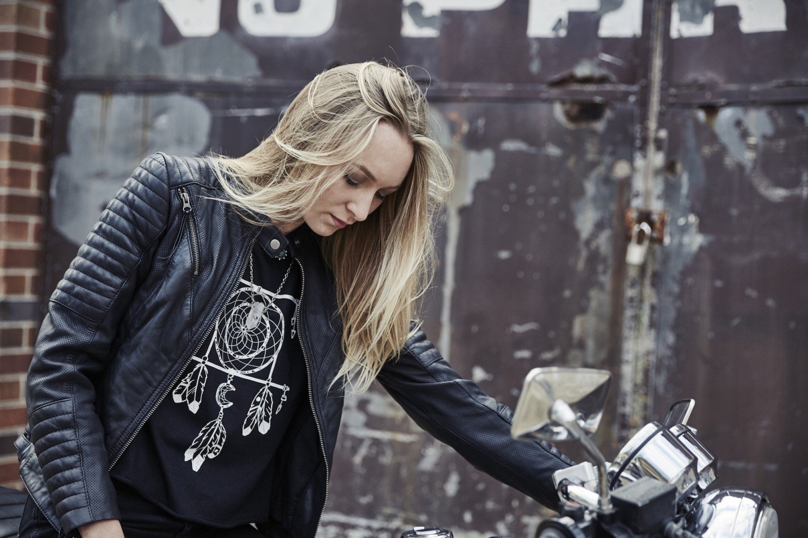 Black Arrow Wild & Free Women's Motorcycle Jacket