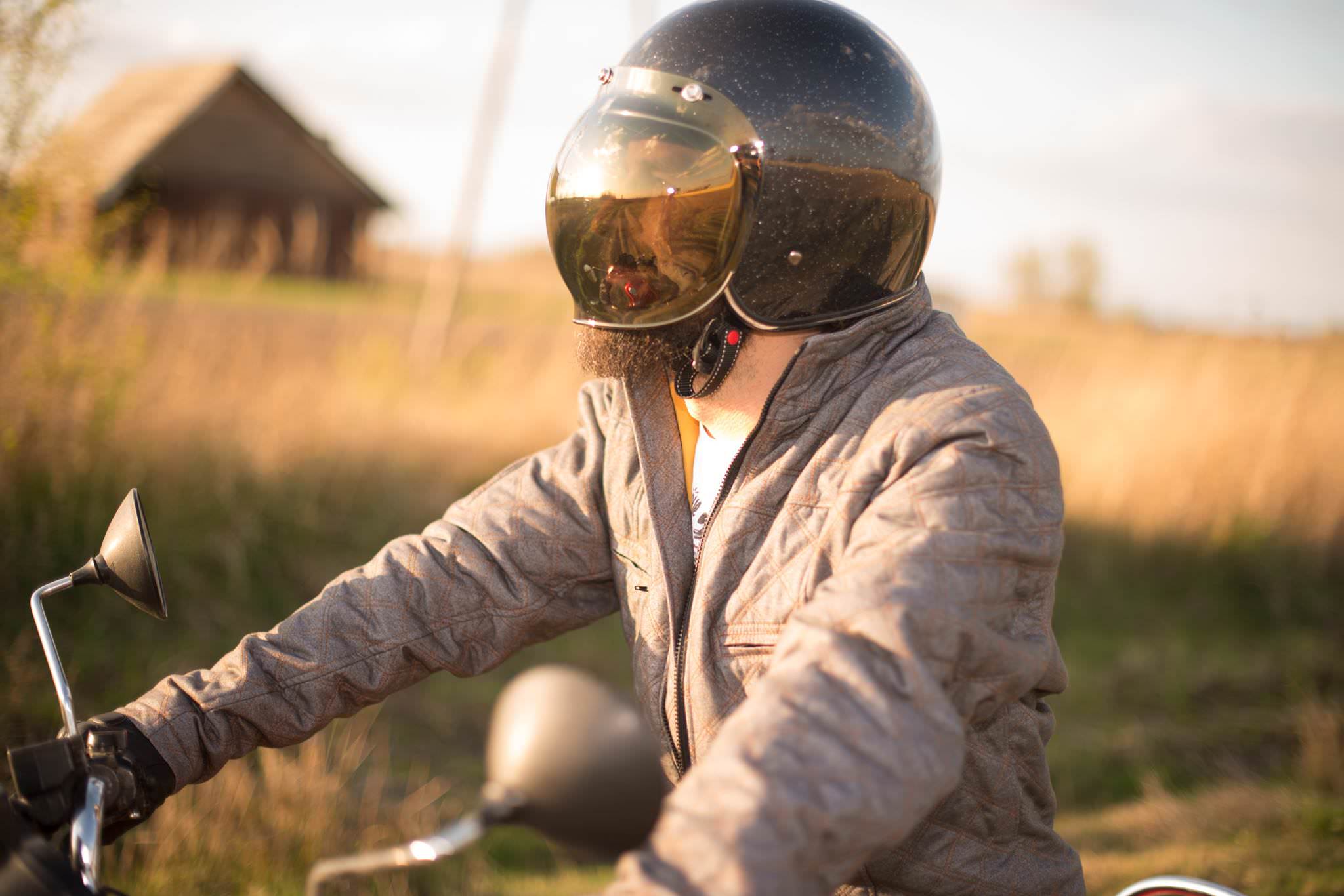 Quilted Duke Kevlar Motorcycle Jacket