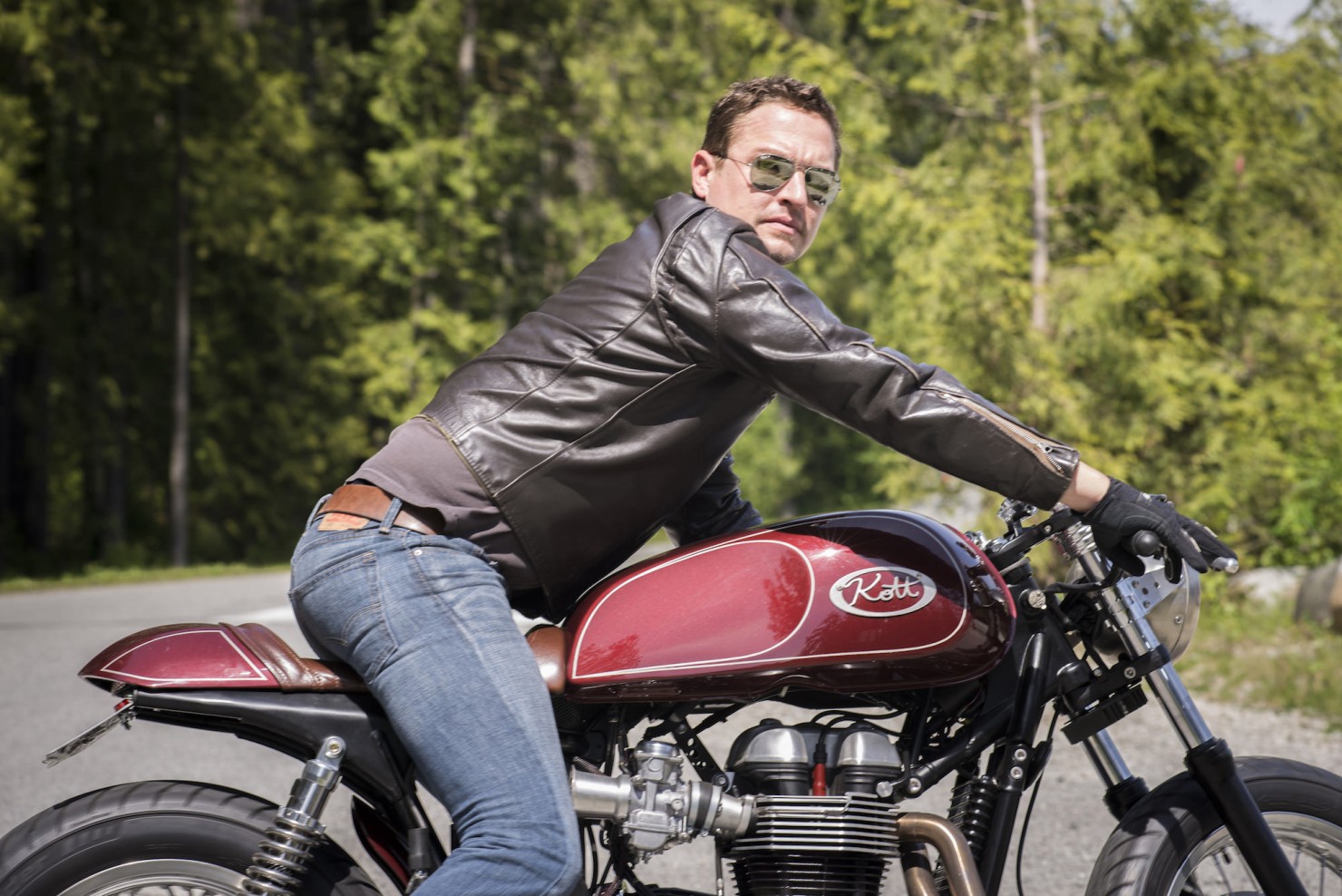 Ryan Reynolds' Triumph Thruxton