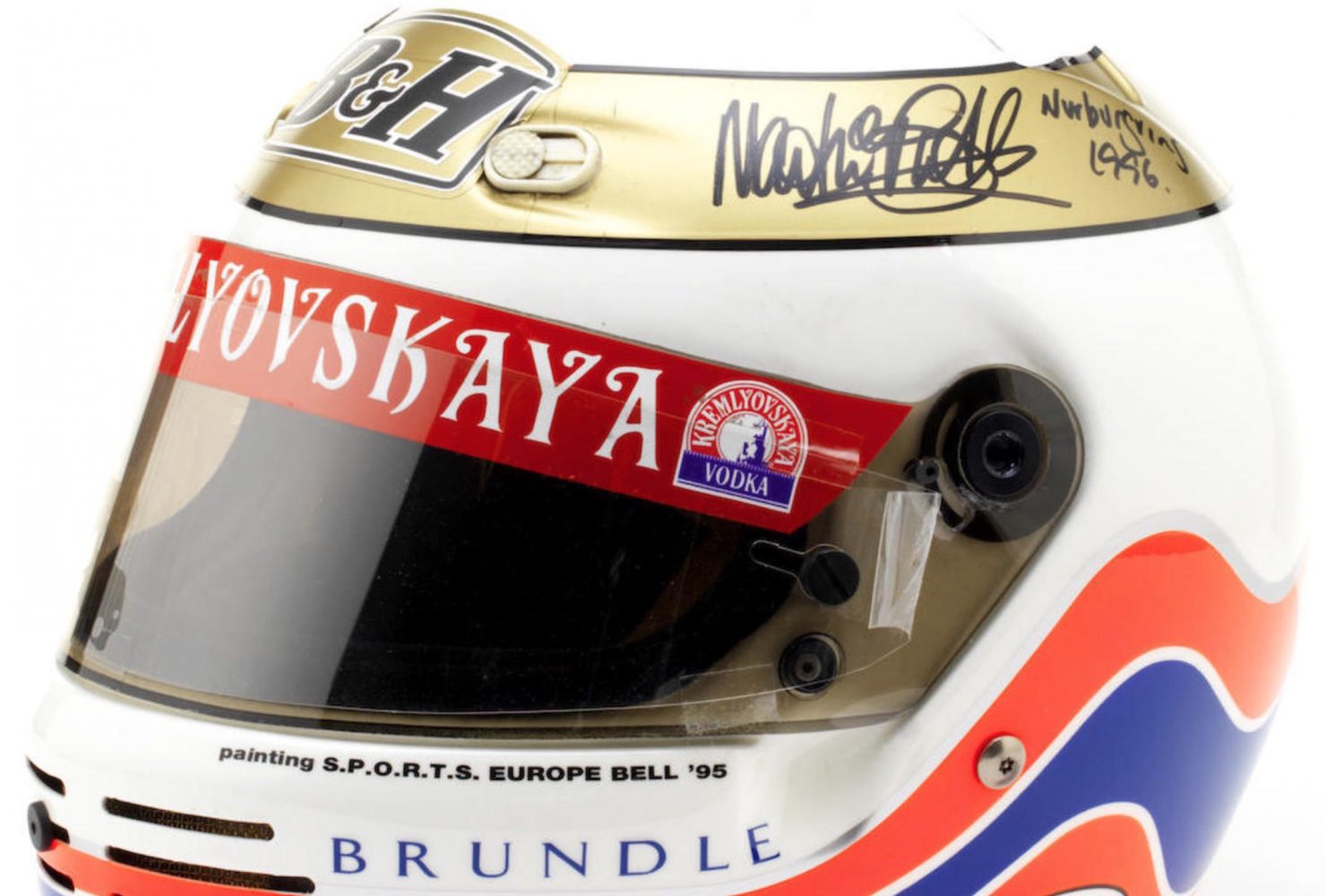 Martin Brundle's 1995 Bell Formula 1 Helmet
