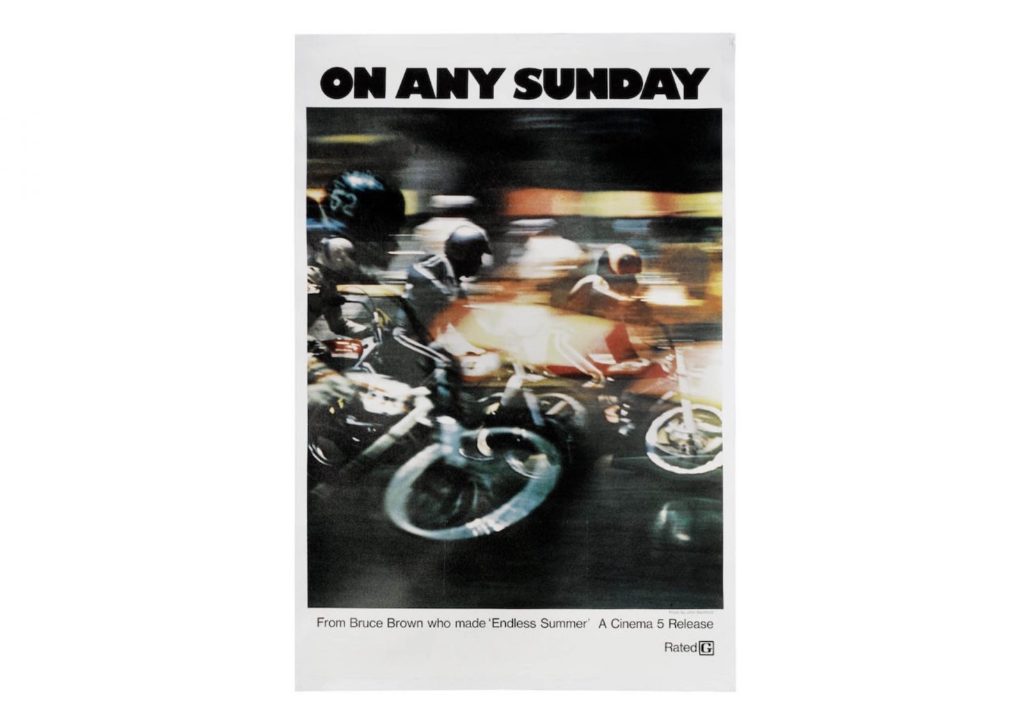Original On Any Sunday Promotional Poster