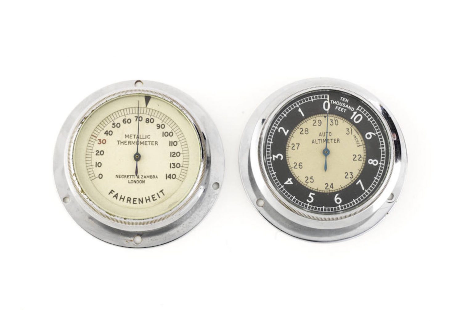 1930s-Era Dashboard Instruments