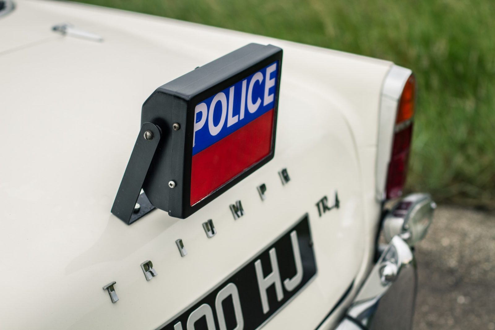 ‘High Speed Pursuit’ 1962 Triumph TR4 Police Car