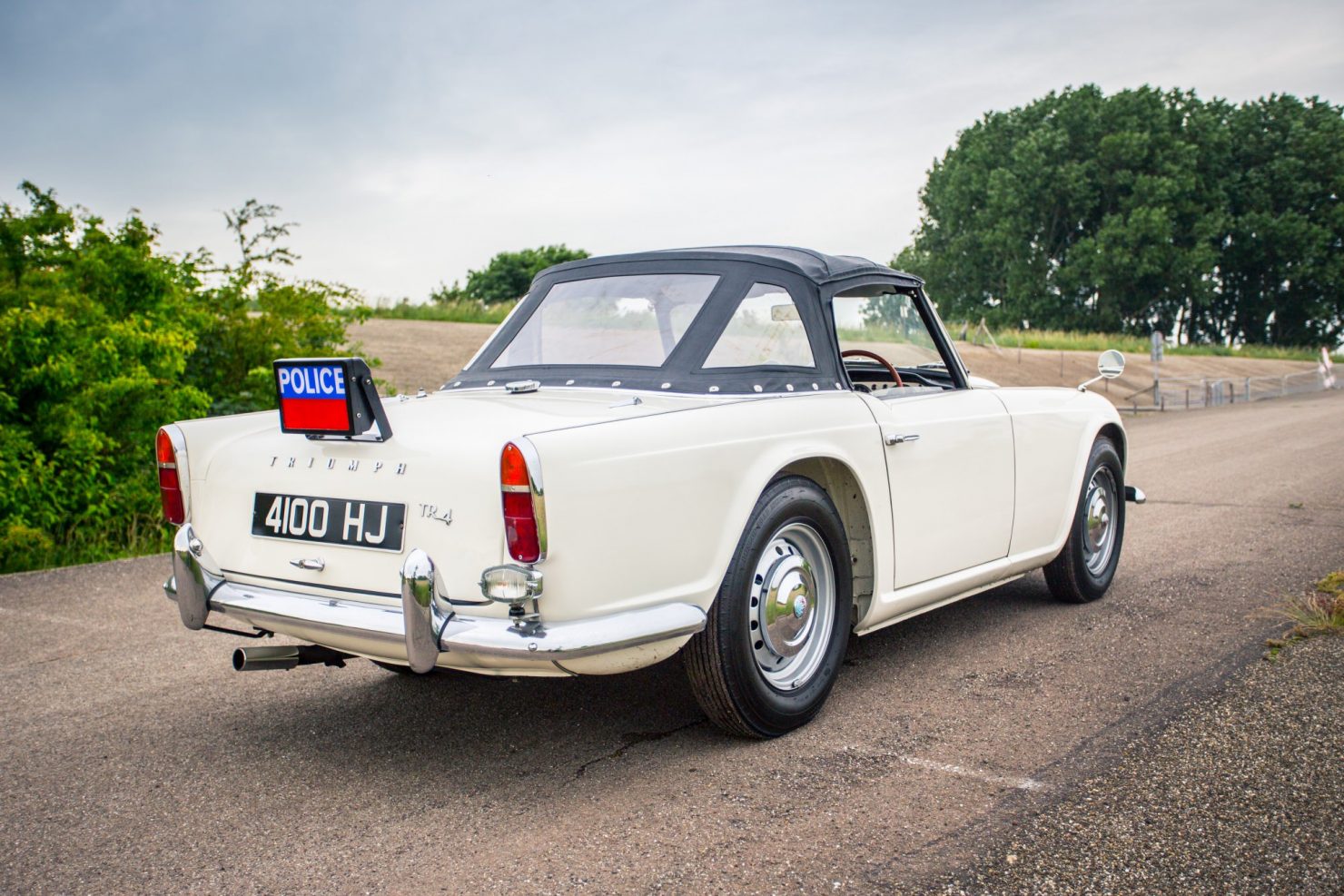 ‘High Speed Pursuit’ 1962 Triumph TR4 Police Car