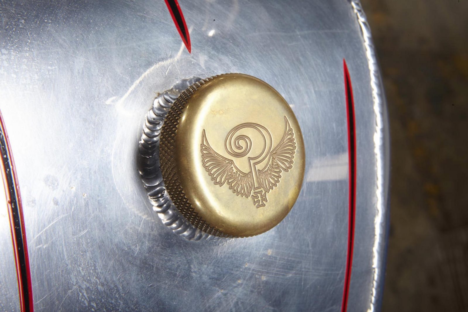 Ewan McGregor's Indian Larry Panhead Chopper