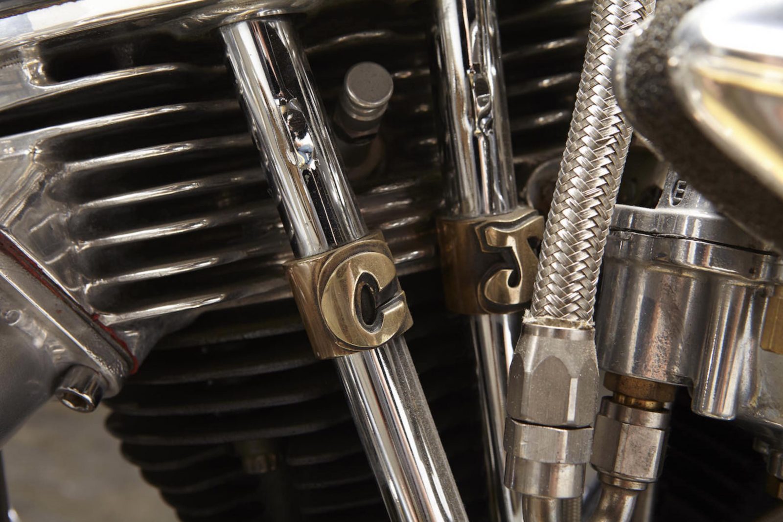 Ewan McGregor's Indian Larry Panhead Chopper