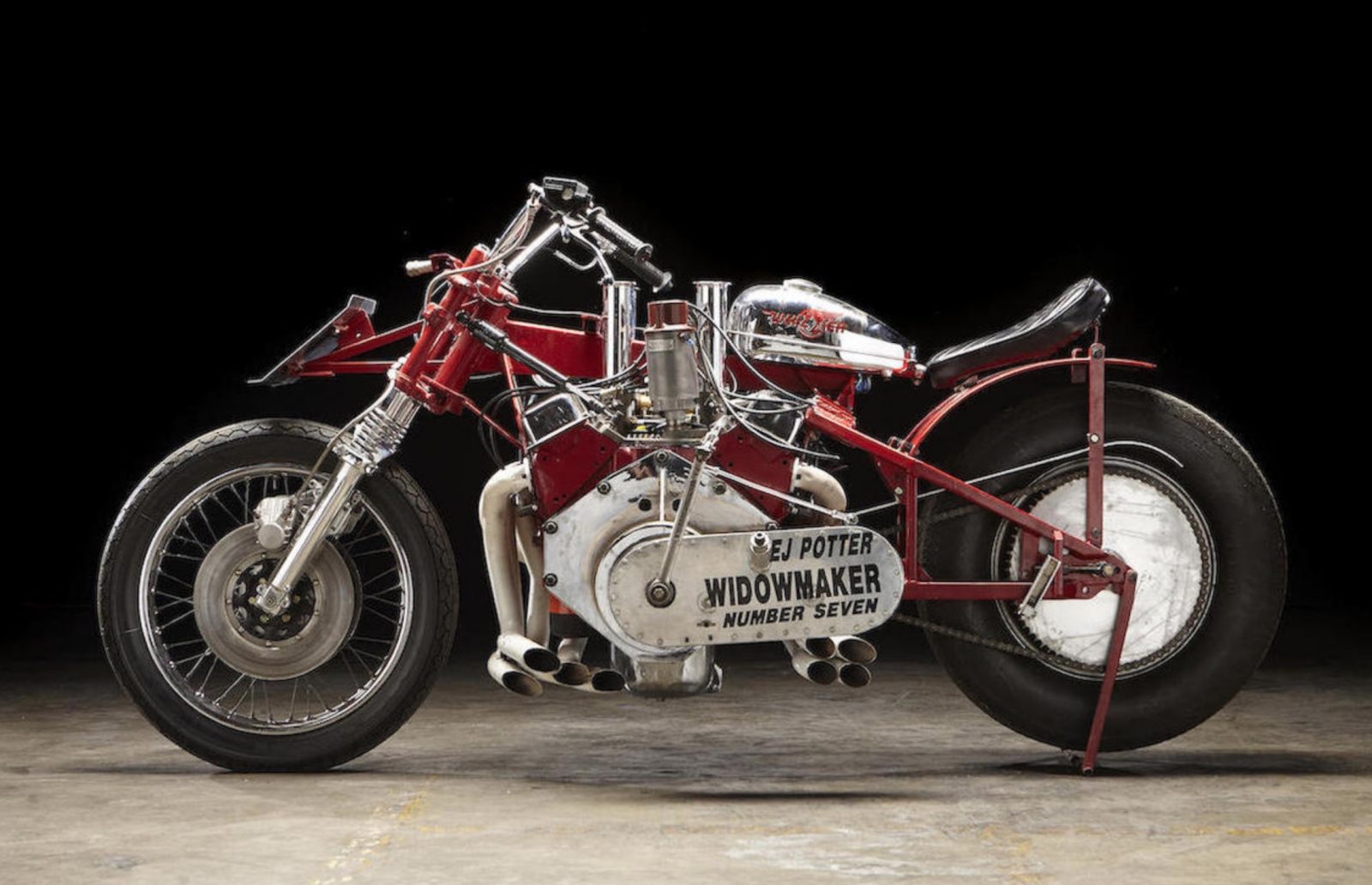 EJ Potter V8 Dragbike Widowmaker 7