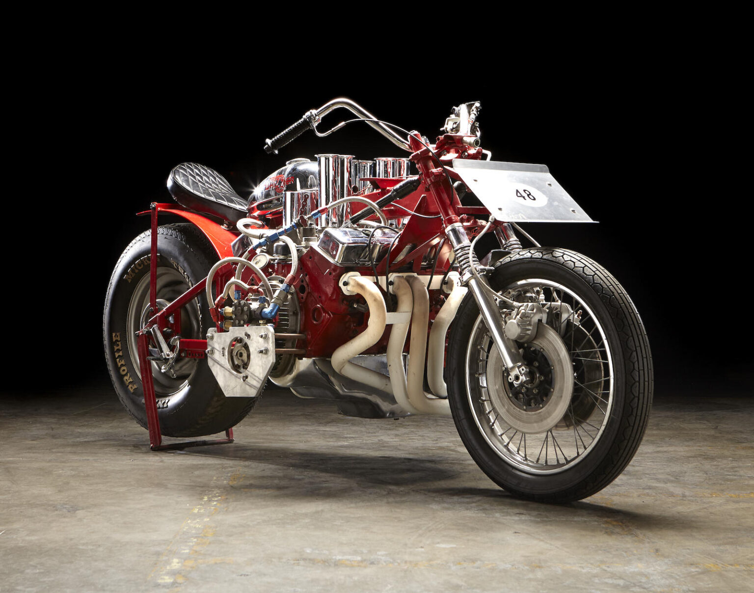 EJ Potter V8 Dragbike Widowmaker 7