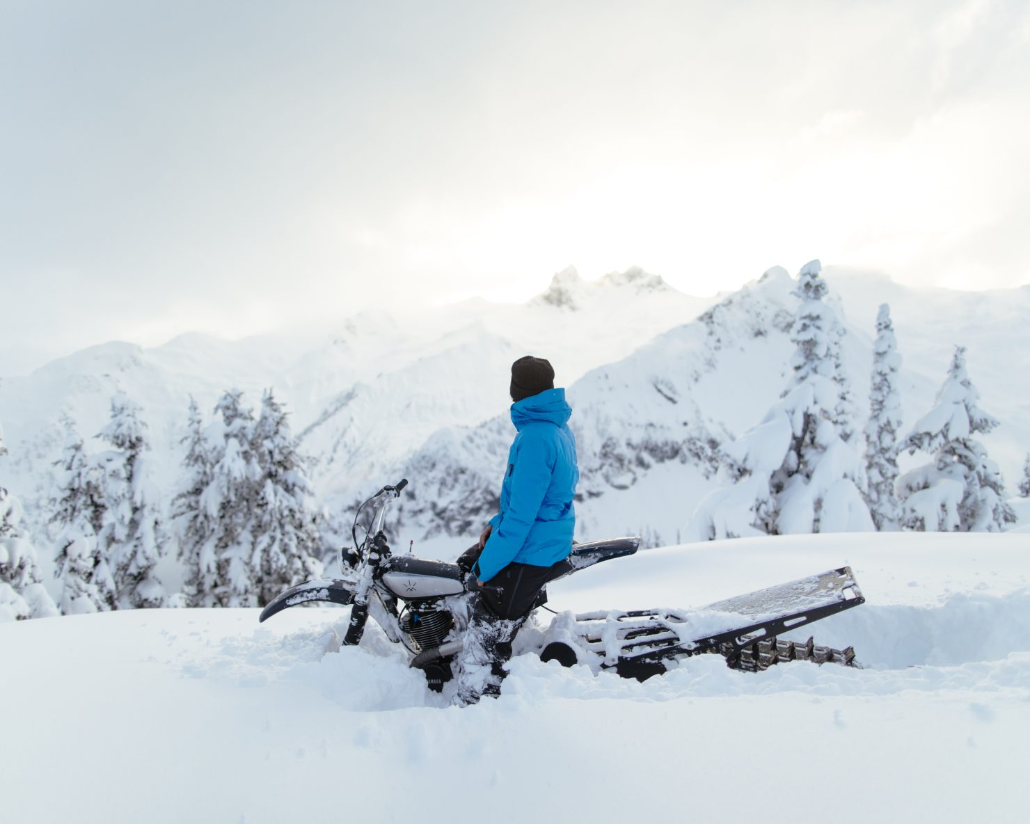 The NLO Yamaha XT500 Snow Bike