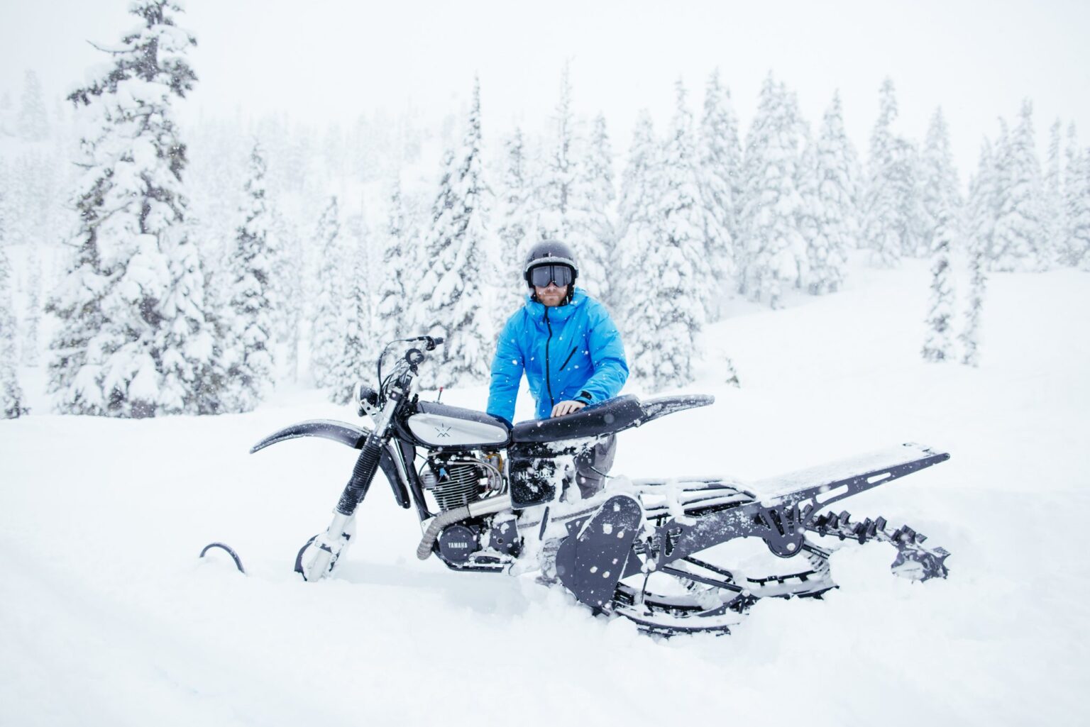 The NLO Yamaha XT500 Snow Bike