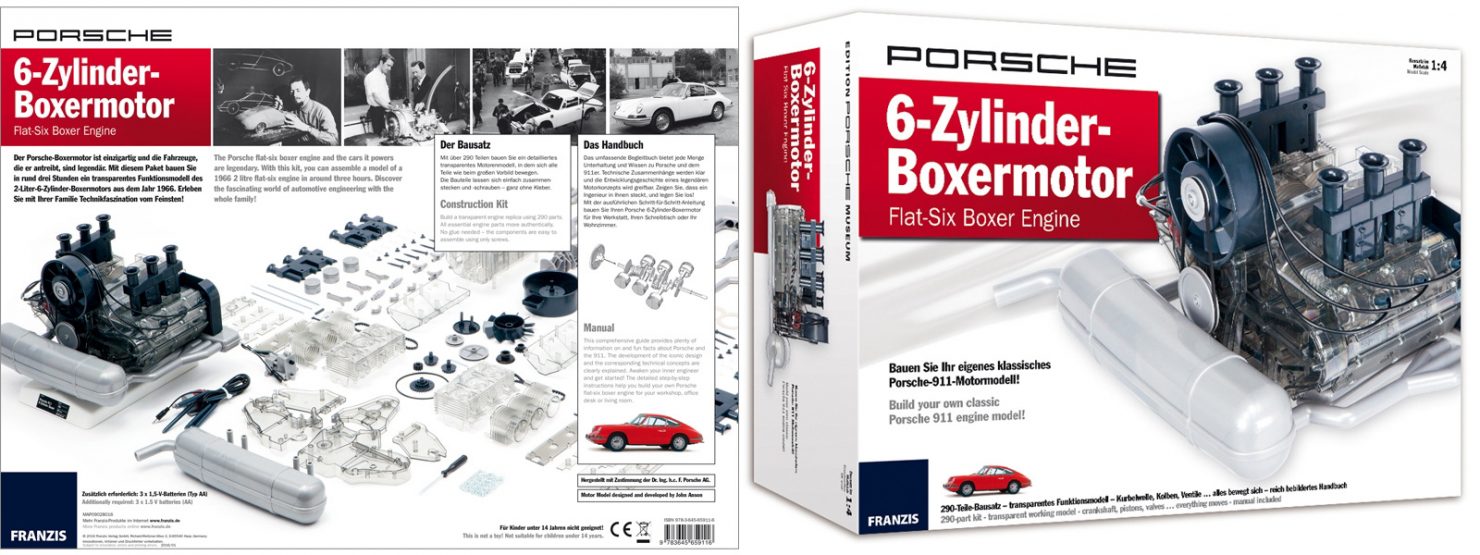 Porsche Flat-6 Engine 1:4 Scale Model