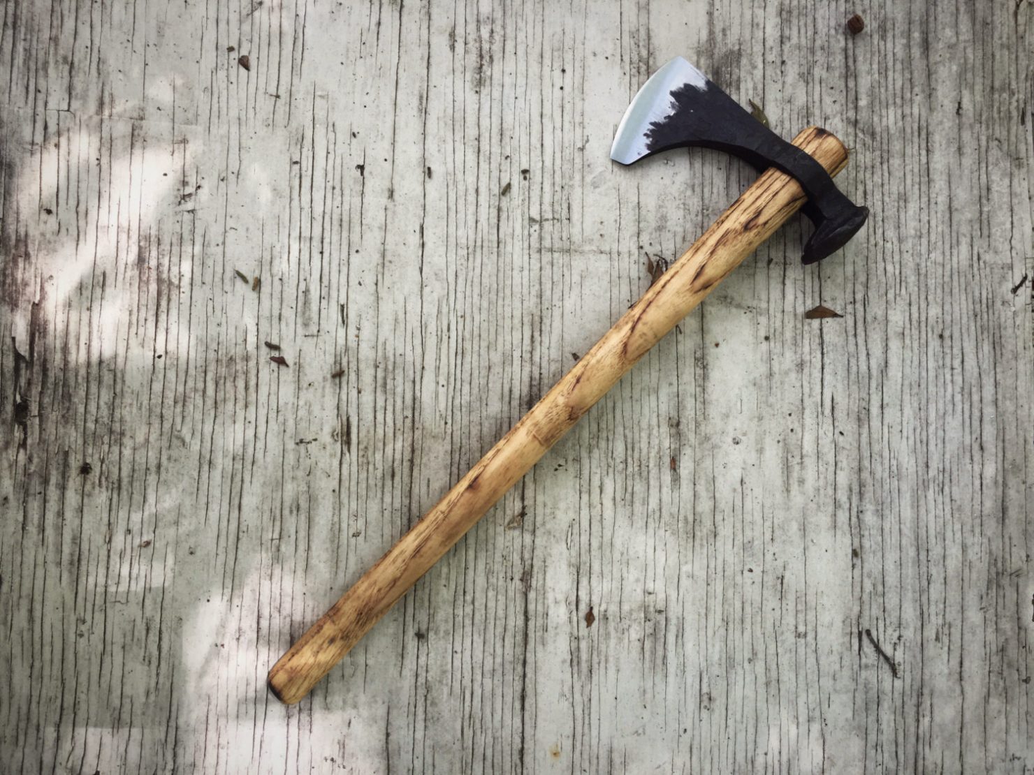 Railroad Spike Throwing Axe