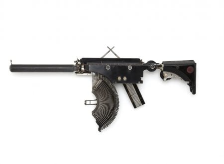 Typewriter Gun Sculptures
