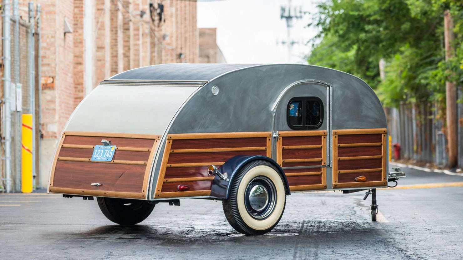 1948 Packard Eight Station Sedan & Teardrop Camper