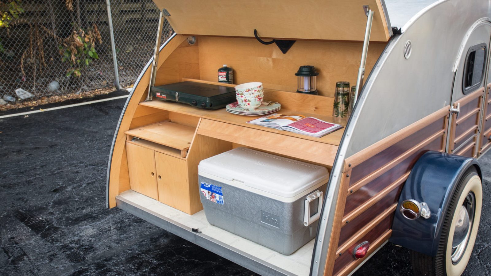 1948 Packard Eight Station Sedan & Teardrop Camper