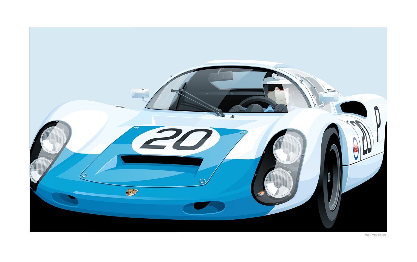 The Automotive Art of Arthur Schening