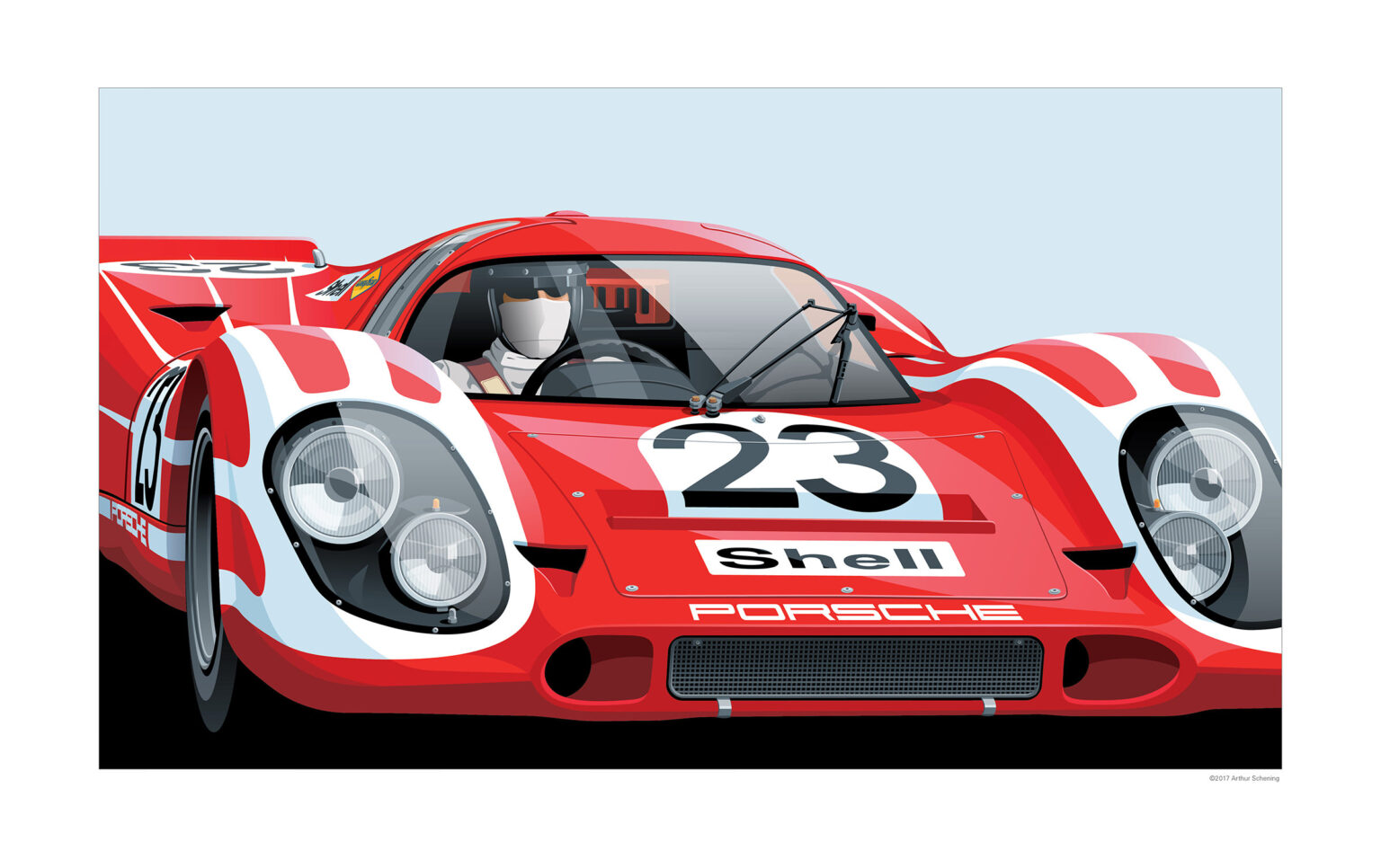 The Automotive Art of Arthur Schening