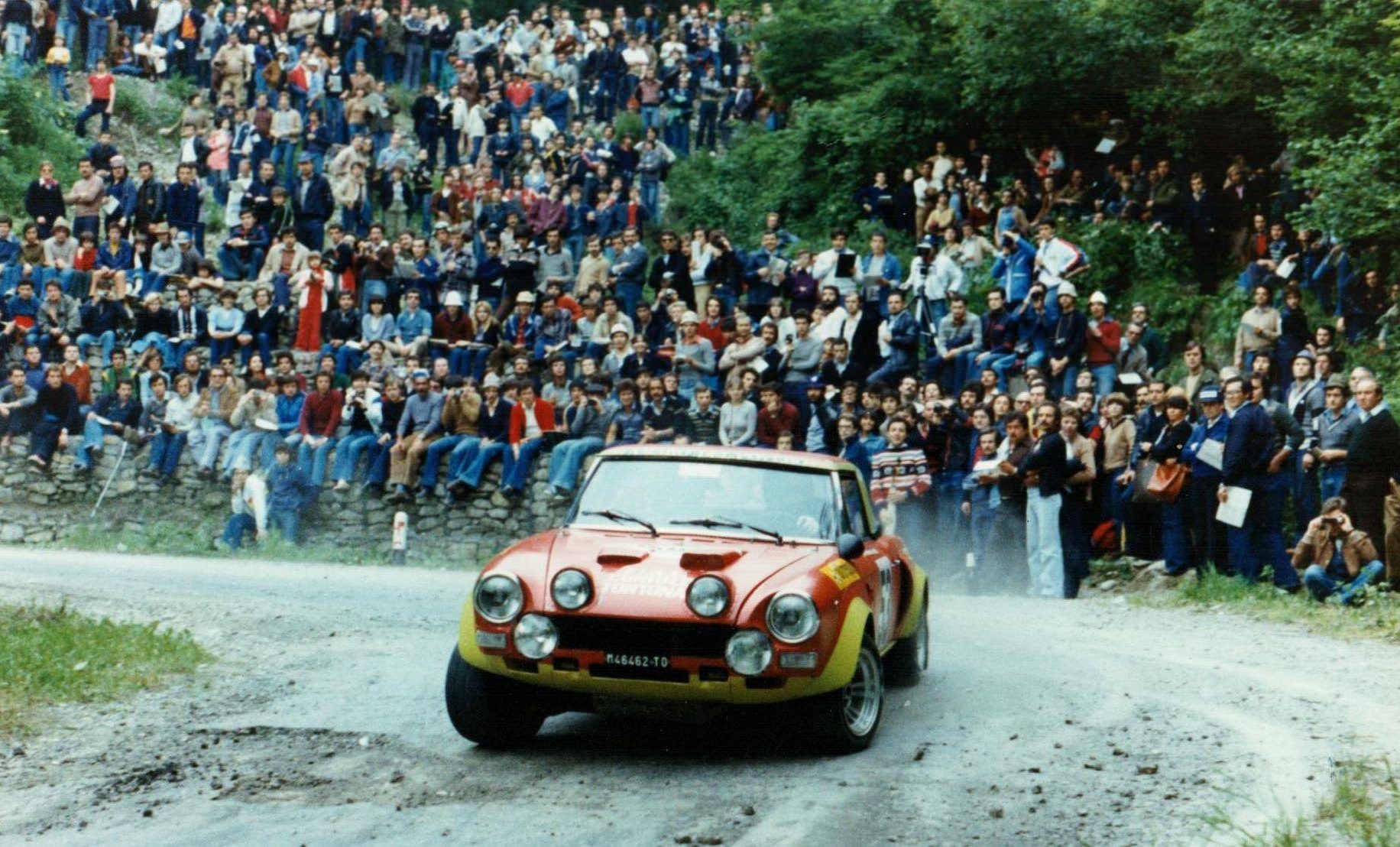 Ex-Works 1975 Fiat Abarth 124 Rallye Group 4 Spider