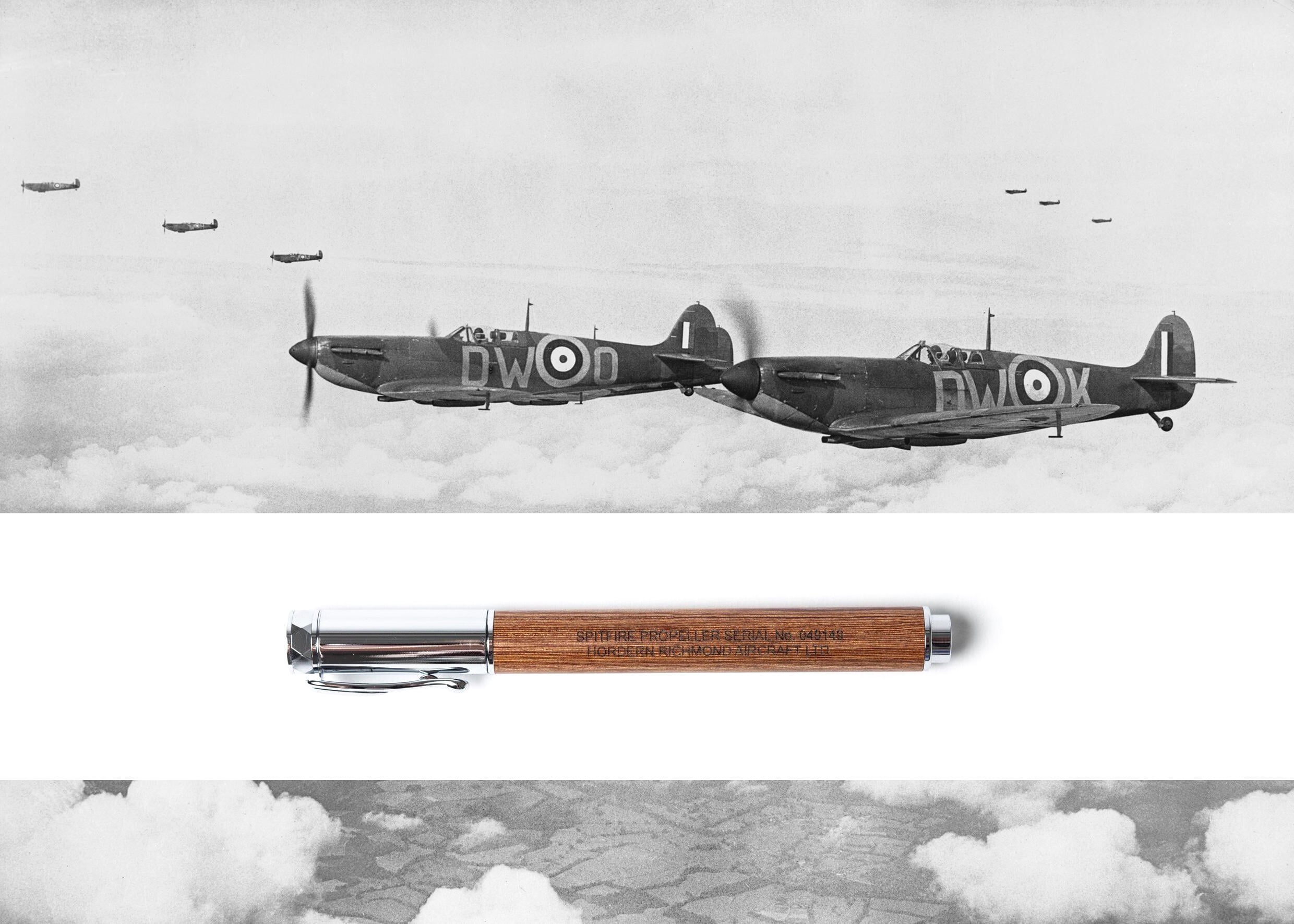 Spitfire Pen - Made From An Original Spitfire Propeller