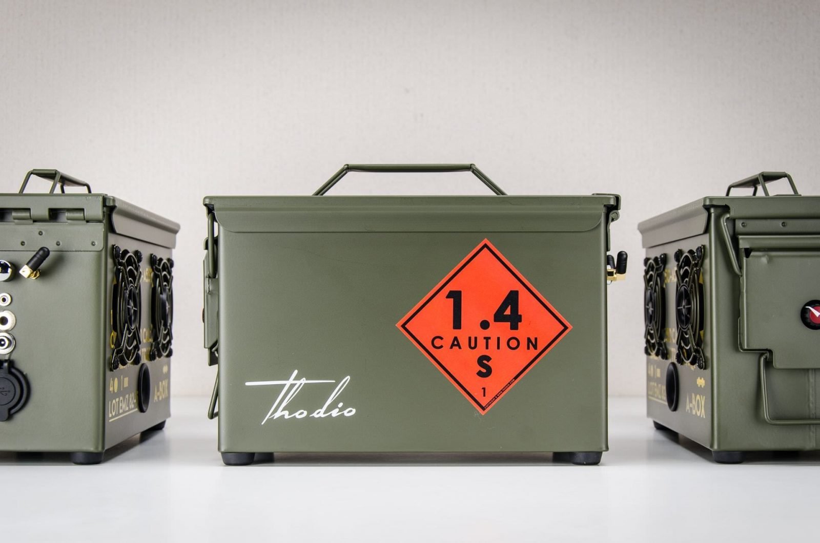 The Thodio .50 Cal A-Box - The Original Ammo Can Boombox