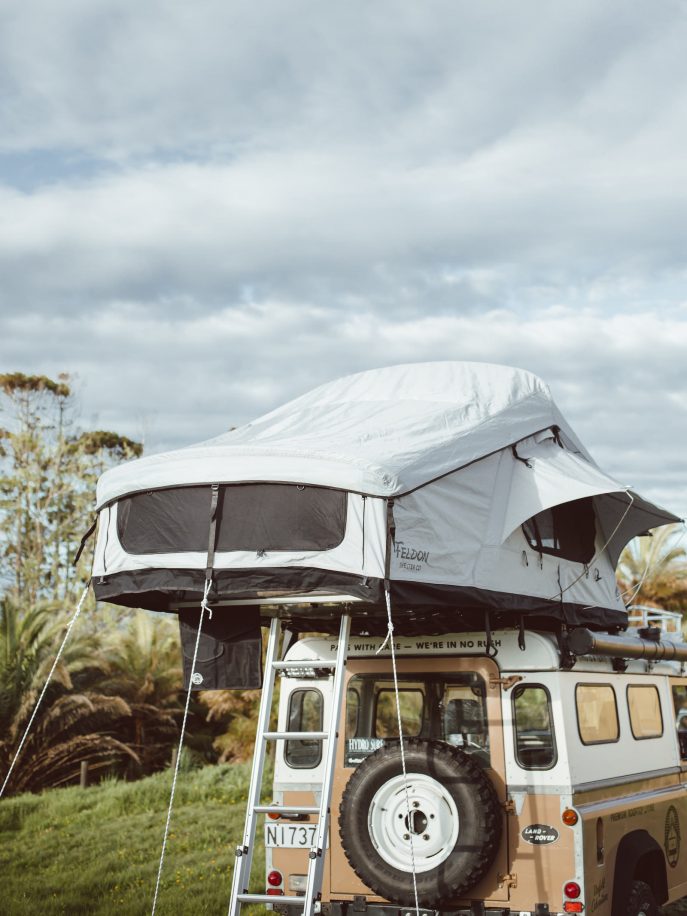 The Crow's Nest Extended Rooftop Tent by Feldon Shelter