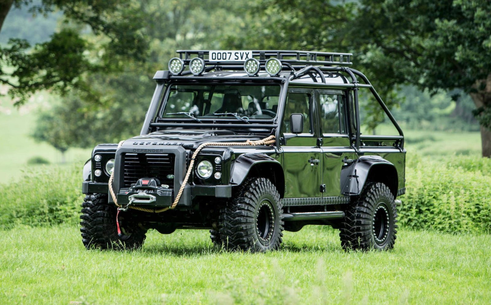 The James Bond "Spectre" Land Rover Defender SVX