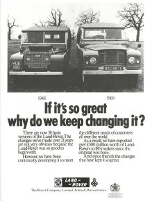 A Brief History of the Land Rover Series 2, 2A and 2B FC