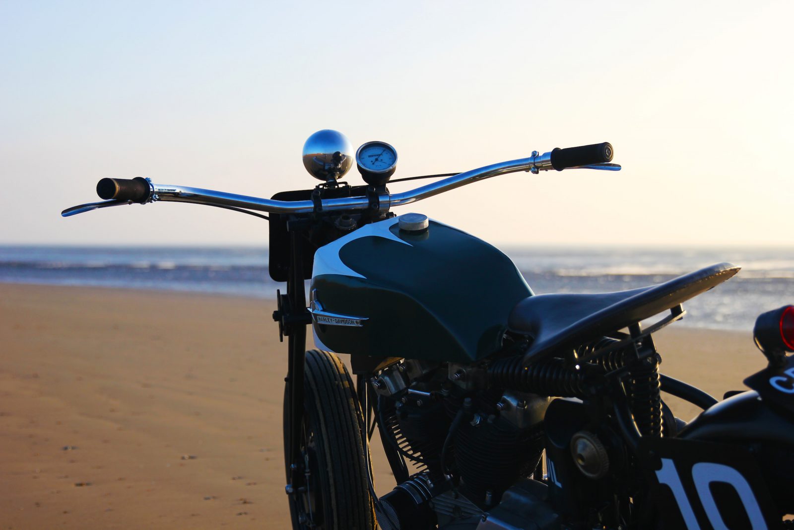 The British Harley-Davidson Beach Racer by Hoxton Moto