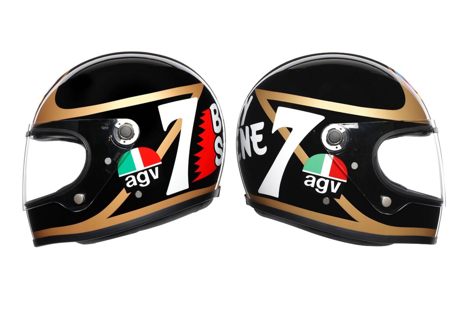 The New AGV X3000 Barry Sheene Motorcycle Helmet